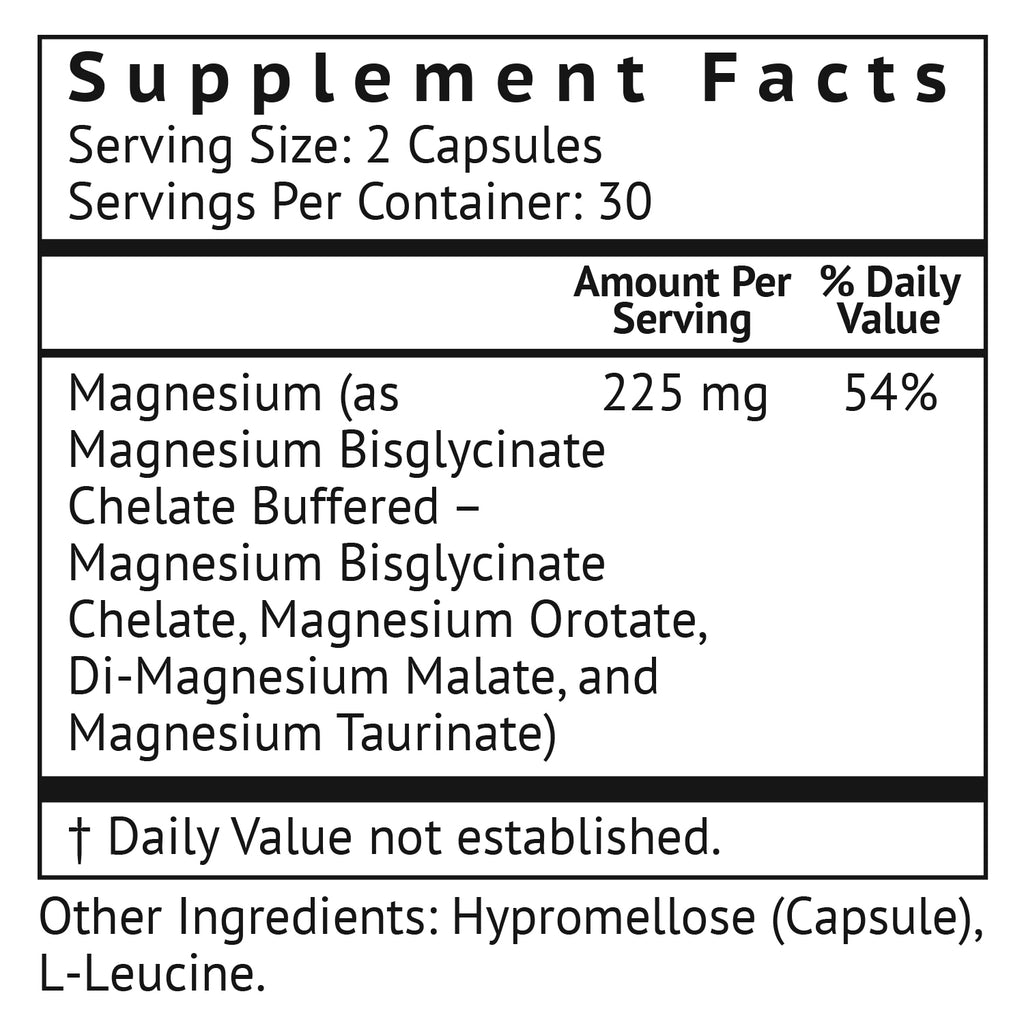 Quad-Magnesium™ - Bioavailable Magnesium Complex - Blend of 4 ...